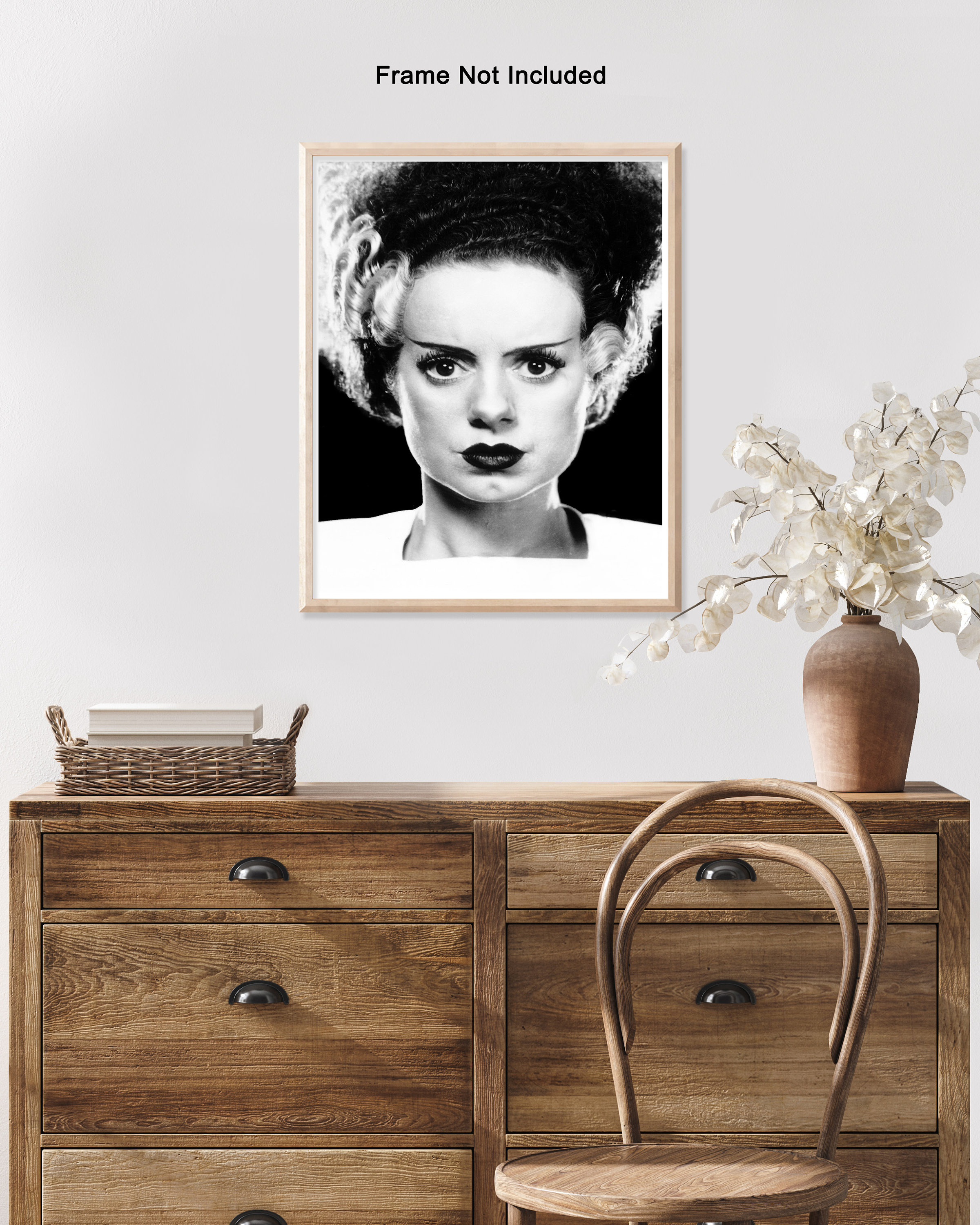 Vintage Bride of Frankenstein Poster Retro Bride of Frankenstein ...