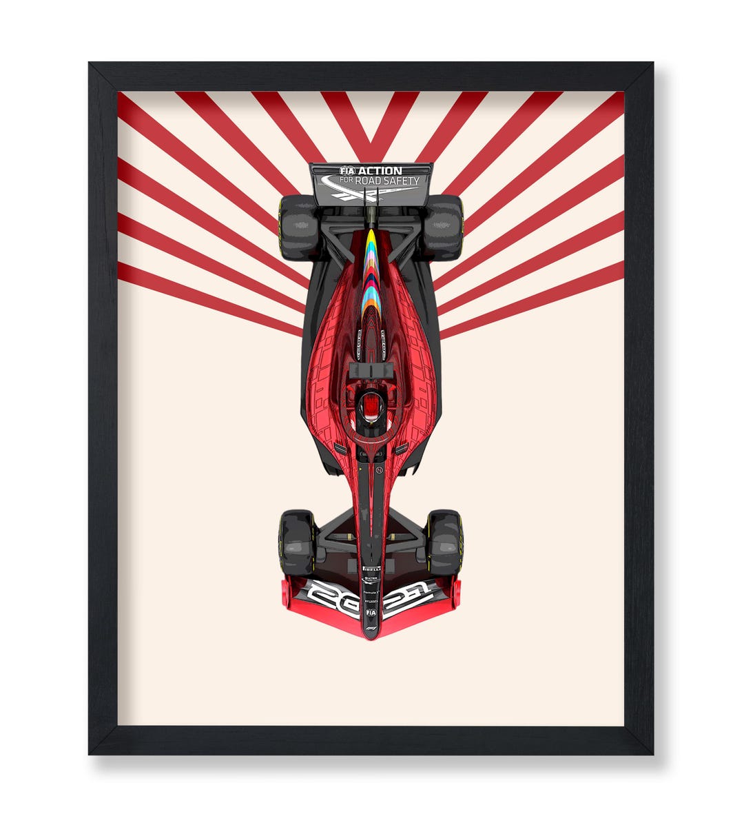 Race Car Poster - Sports Car Print - Car Racing Art - Gift for Men ...