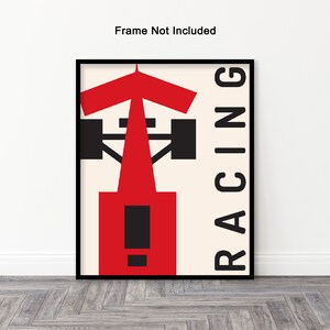 Motorsport Poster Race Car Print Car Racing Art Gift for Men, Women ...