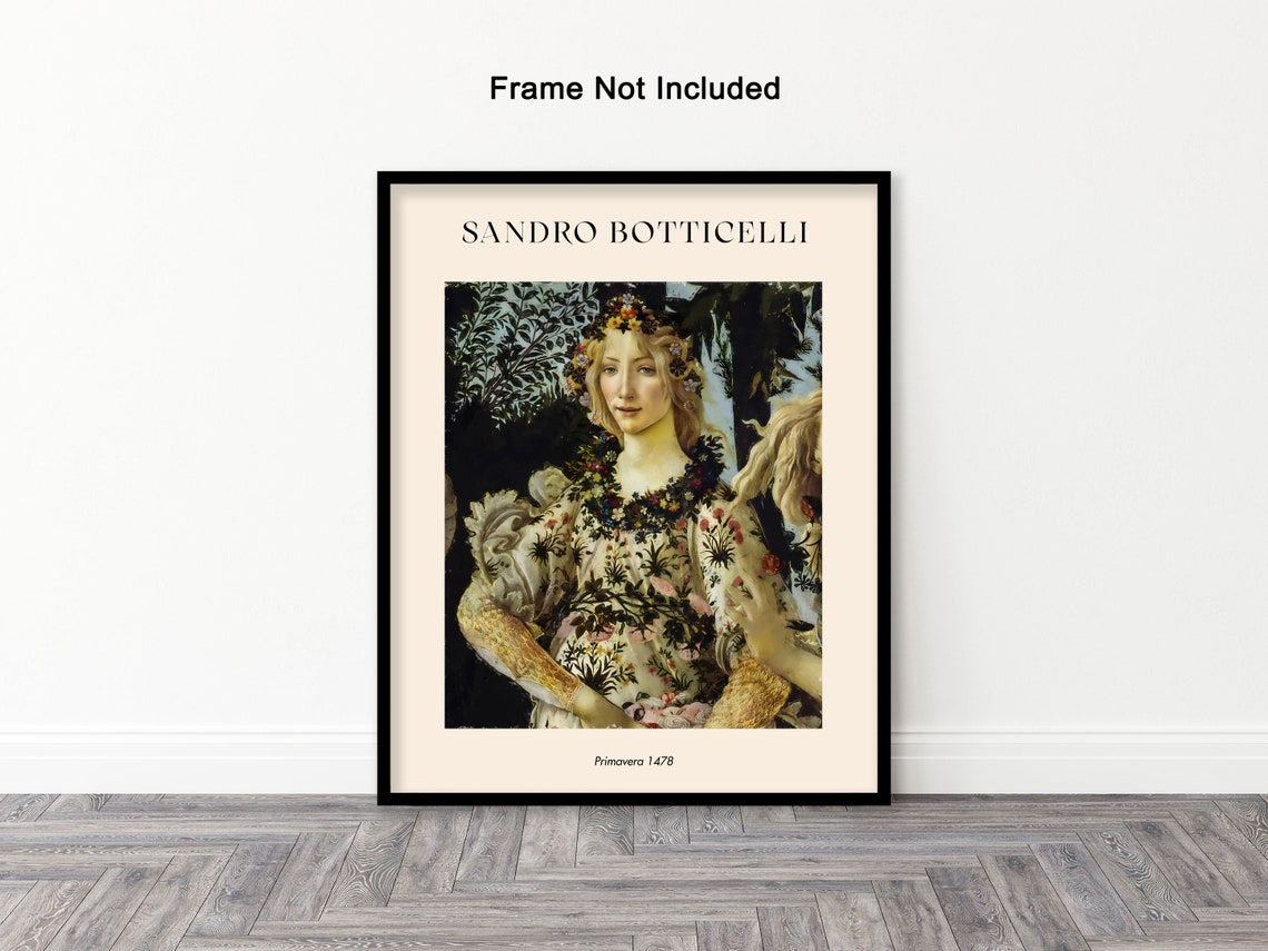Sandro Botticelli Poster Spring Print Italian Art Renaissance Art ...