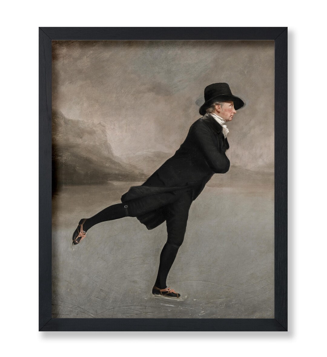 Reverend Robert Walker Skating on Duddingston Loch Poster - the Skating ...