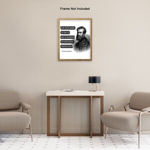 Divine Perfection Poster Michelangelo Print Motivational Quotes Art ...