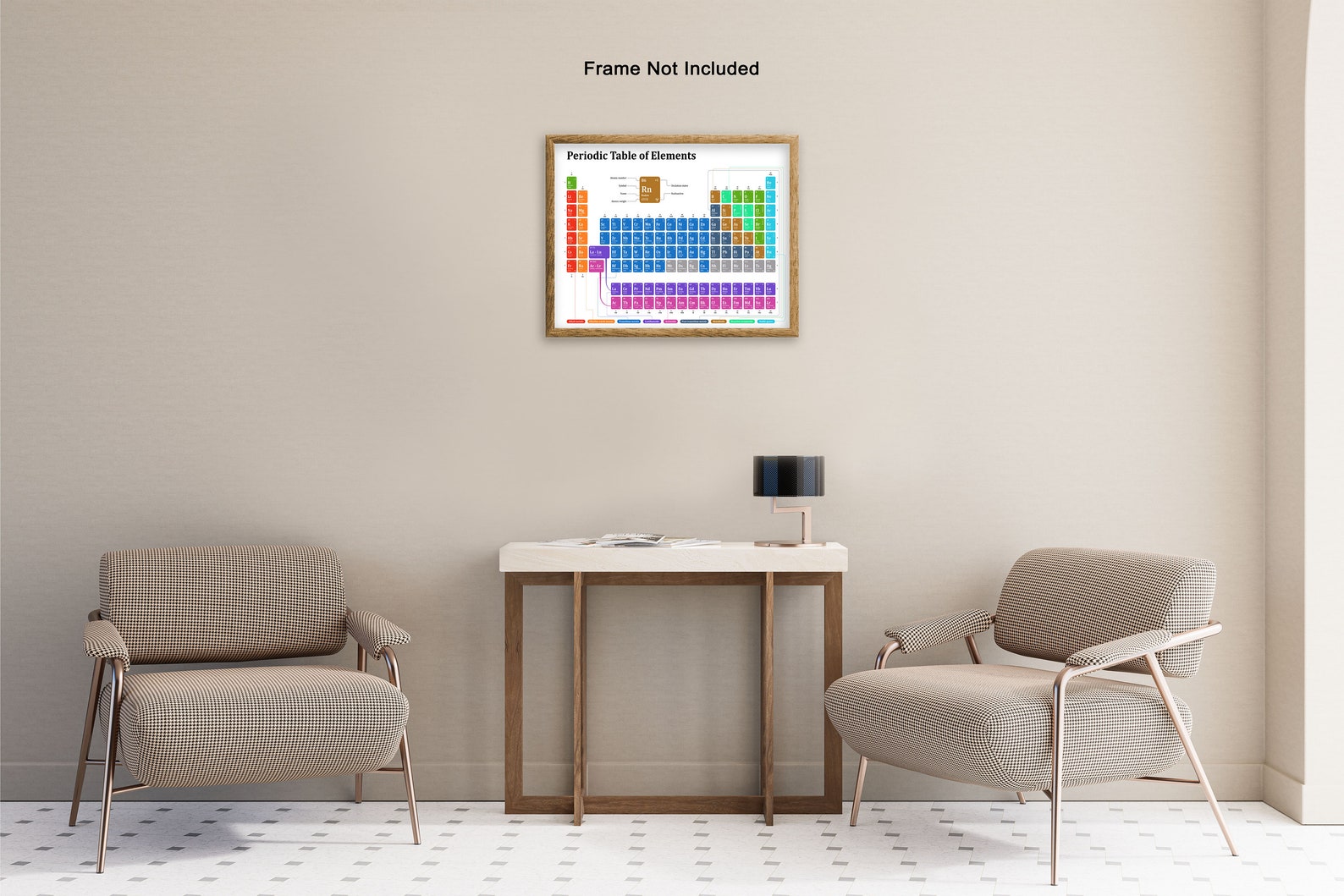 Periodic Table Poster Periodic Table of Elements Print Gift for ...