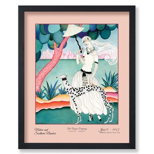 Dalmatian Fashion Poster Unframed Print for Living Room or Bedroom Wall ...