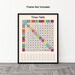 Times Table Poster Multiplication Print Learning Materials Art Decor ...