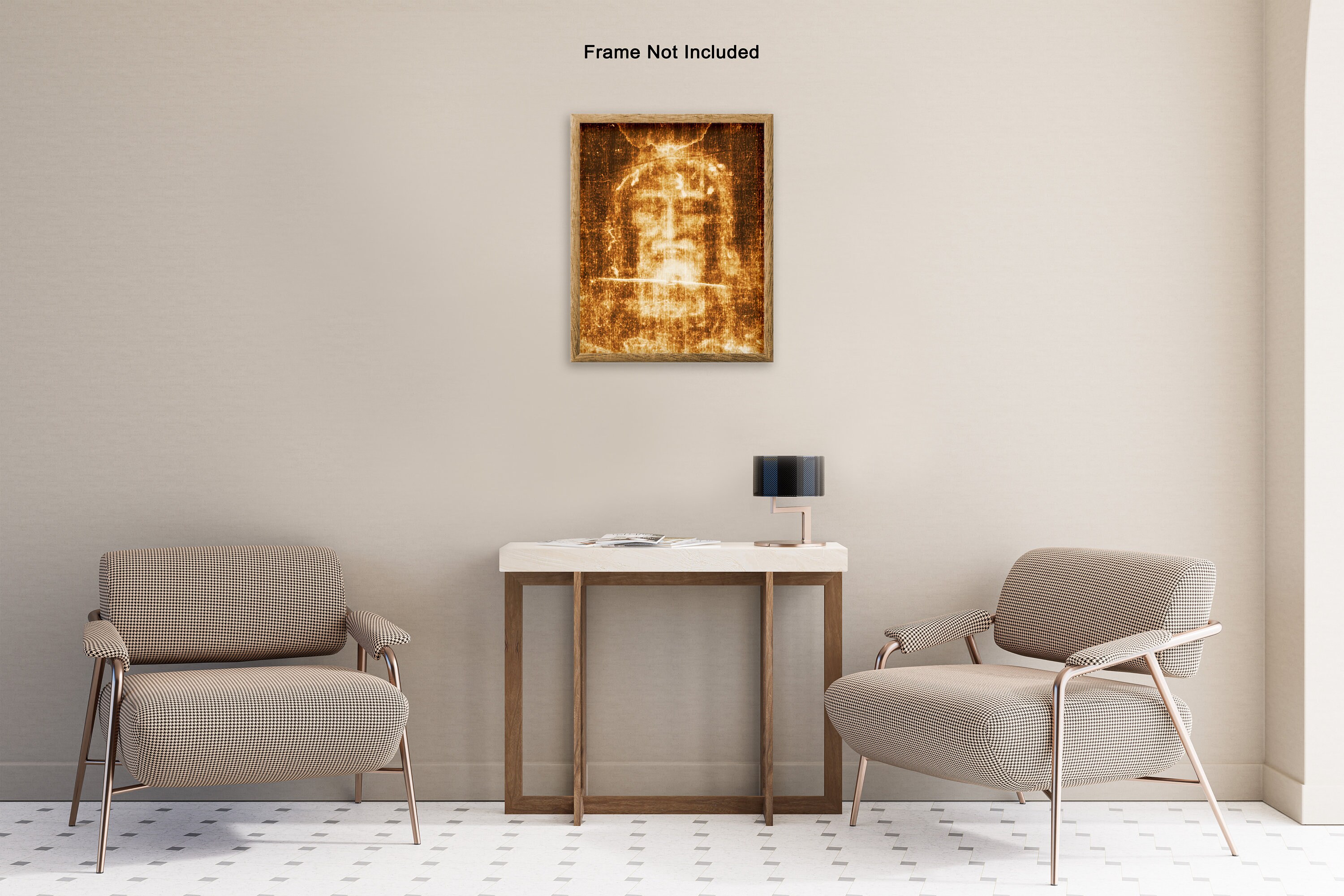 Vintage Shroud of Turin Poster Print Retro Jesus Christ Art Unframed ...