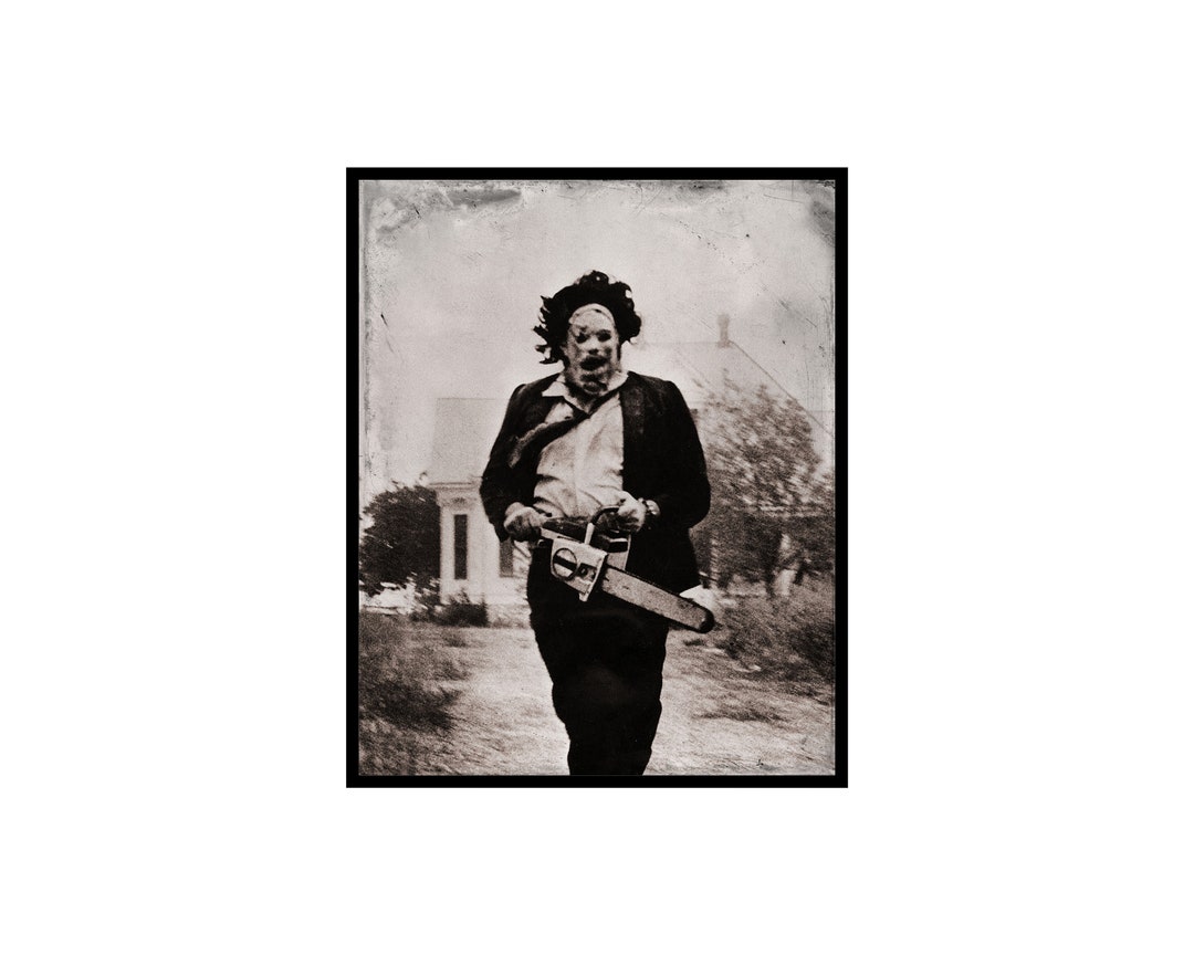 Vintage Texas Chainsaw Massacre Movie Poster Retro Leatherface Print ...