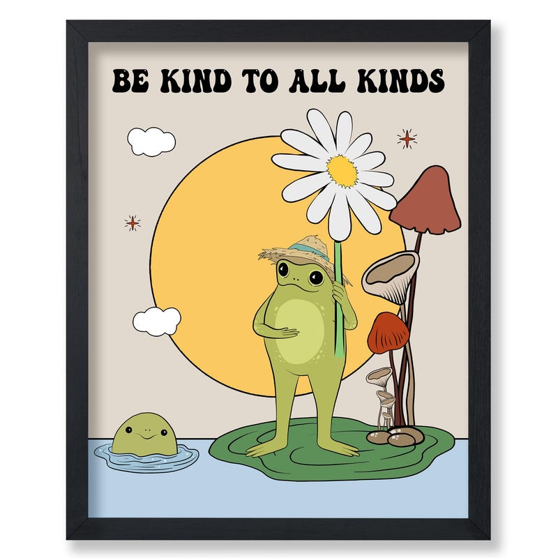 Be Kind Poster - Etsy