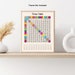 Times Table Poster Multiplication Print Learning Materials Art Decor ...