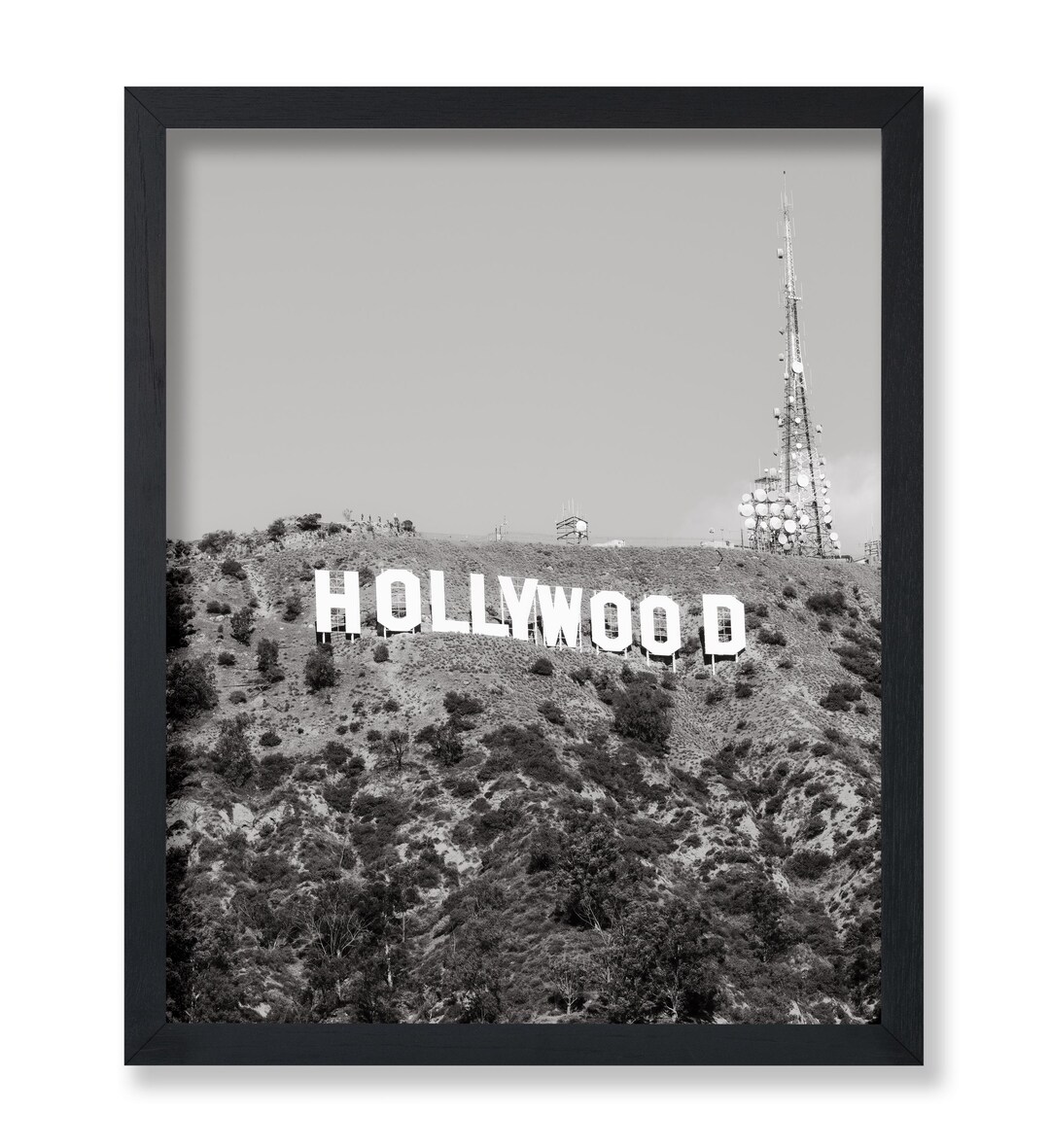 Hollywood Poster Hollywood Sign Print California Art Landscape Art ...