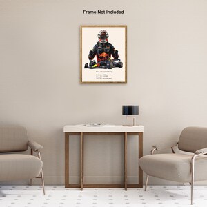 Car Racing Driver Poster Sports Car Print Race Car Art Gift for Men ...