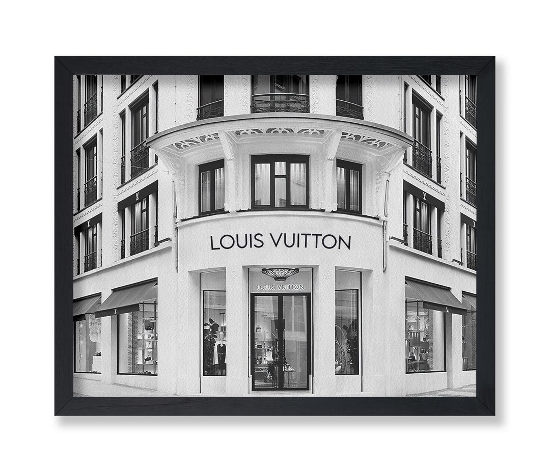 LV Poster LV Boutique Print High Fashion Art Designer Brand Shop Art ...