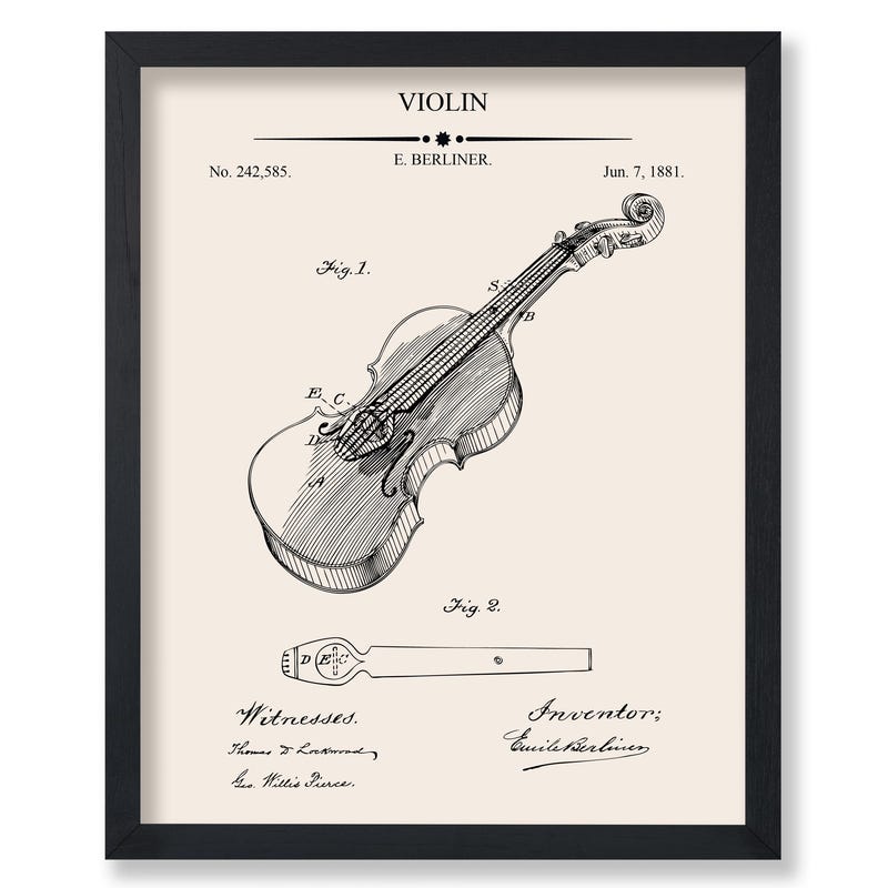 Violin Blueprint - Etsy