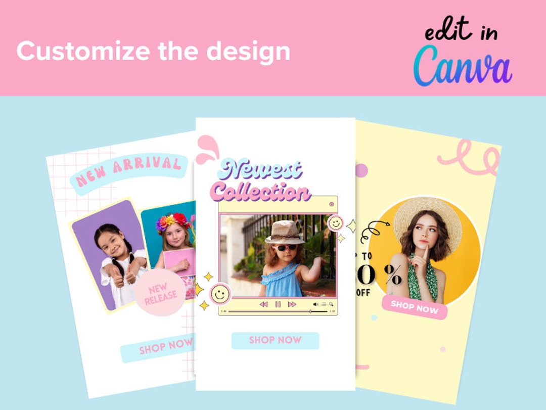 25 Cute Yellow Pastel Email Templates - Etsy