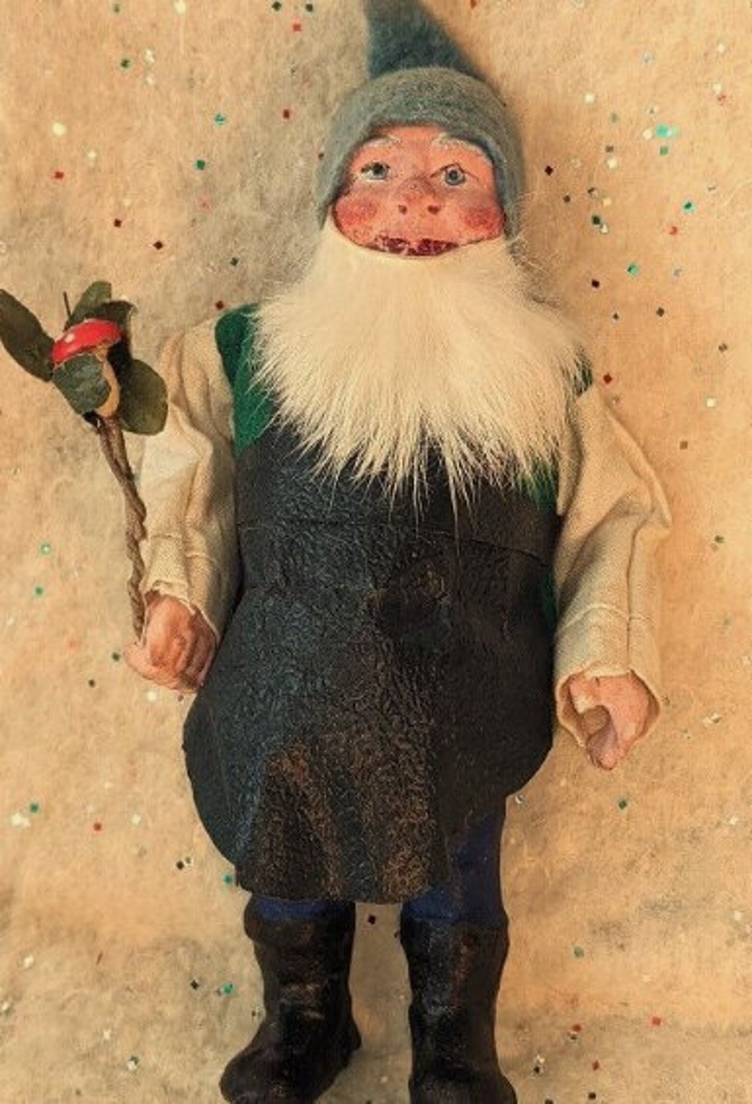 Antique Christmas Candy Container Santa Claus Z - Etsy