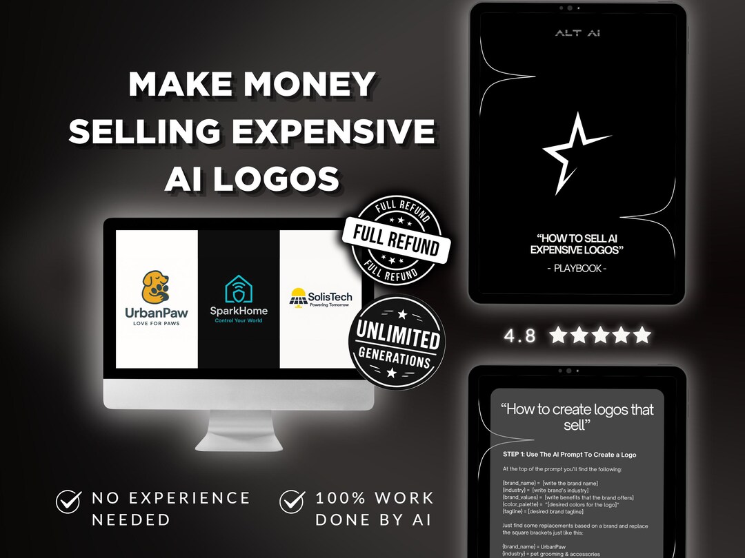 AI Logos to Sell Playbook | Make Money Selling AI Generated Logo | How ...