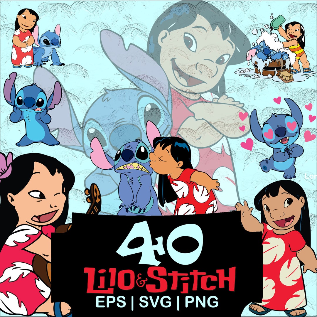 Lilo et stitch svg Lilo and stitch bundle svg pour cricut Fichiers ...