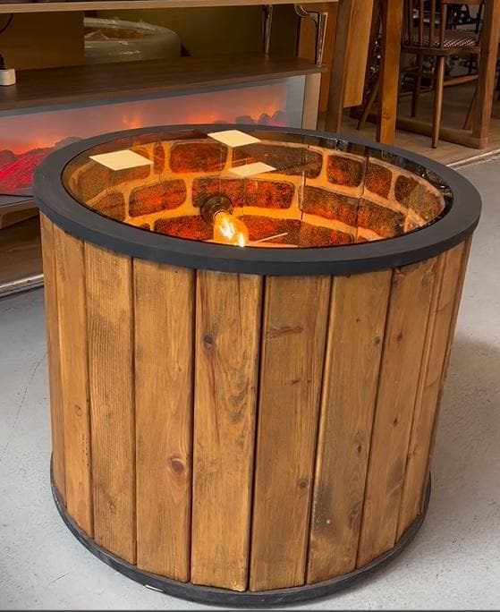 Infinity Mirror Table, Wooden Infinity Mirrored Coffee Table, Unique ...