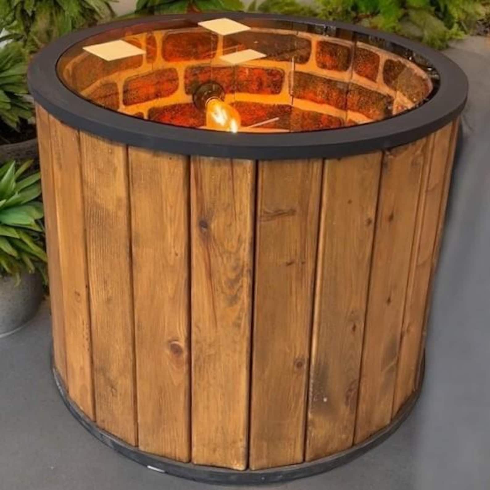 Infinity Mirror Table, Wooden Infinity Mirrored Coffee Table, Unique ...