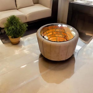 Infinity Coffee Table With Zen Fabric, Elegance Added to the Trendy ...
