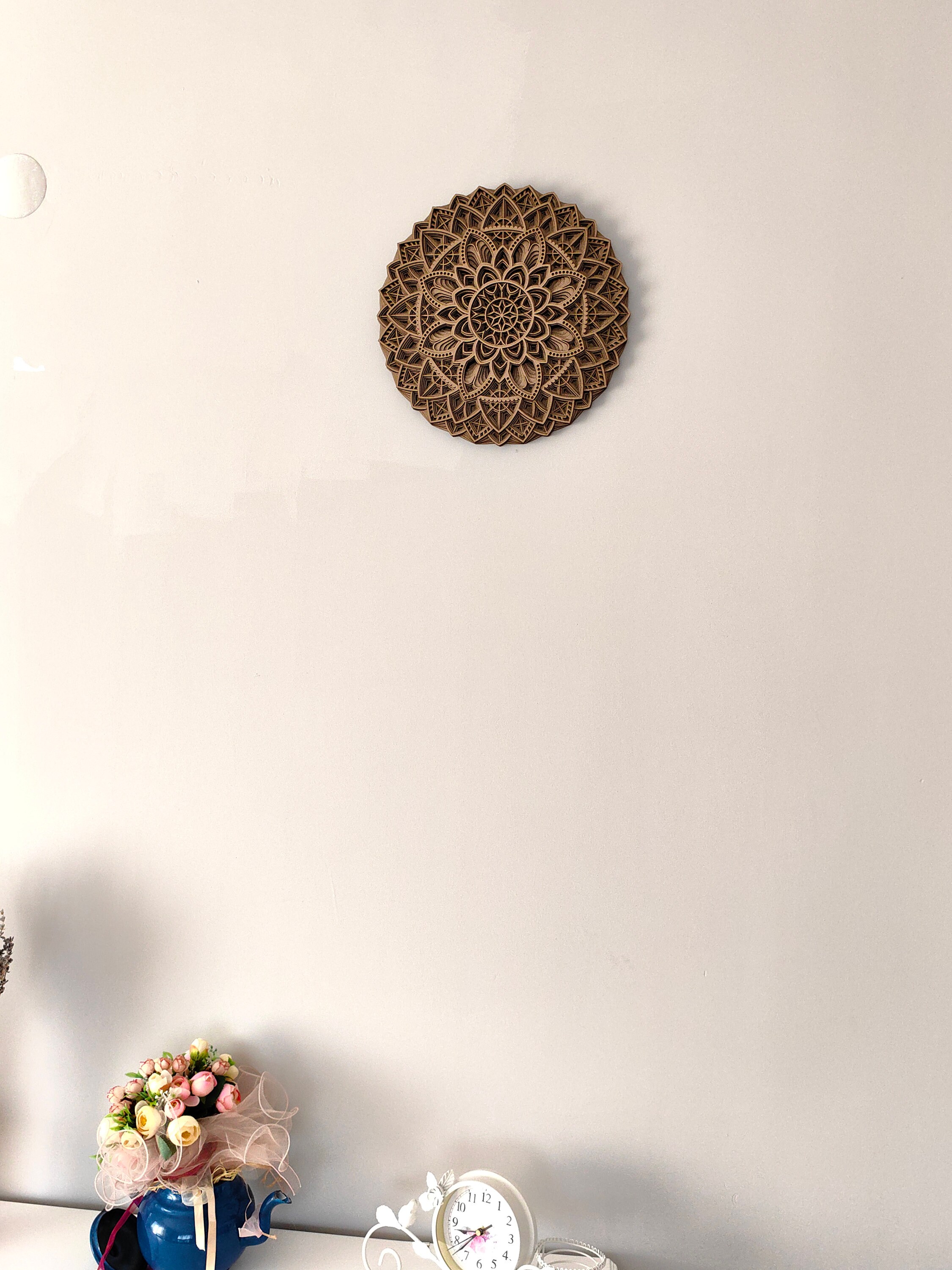 Wooden 8-layer Mandala Chart | Laser Cut With MDF Board | Add Depth to ...
