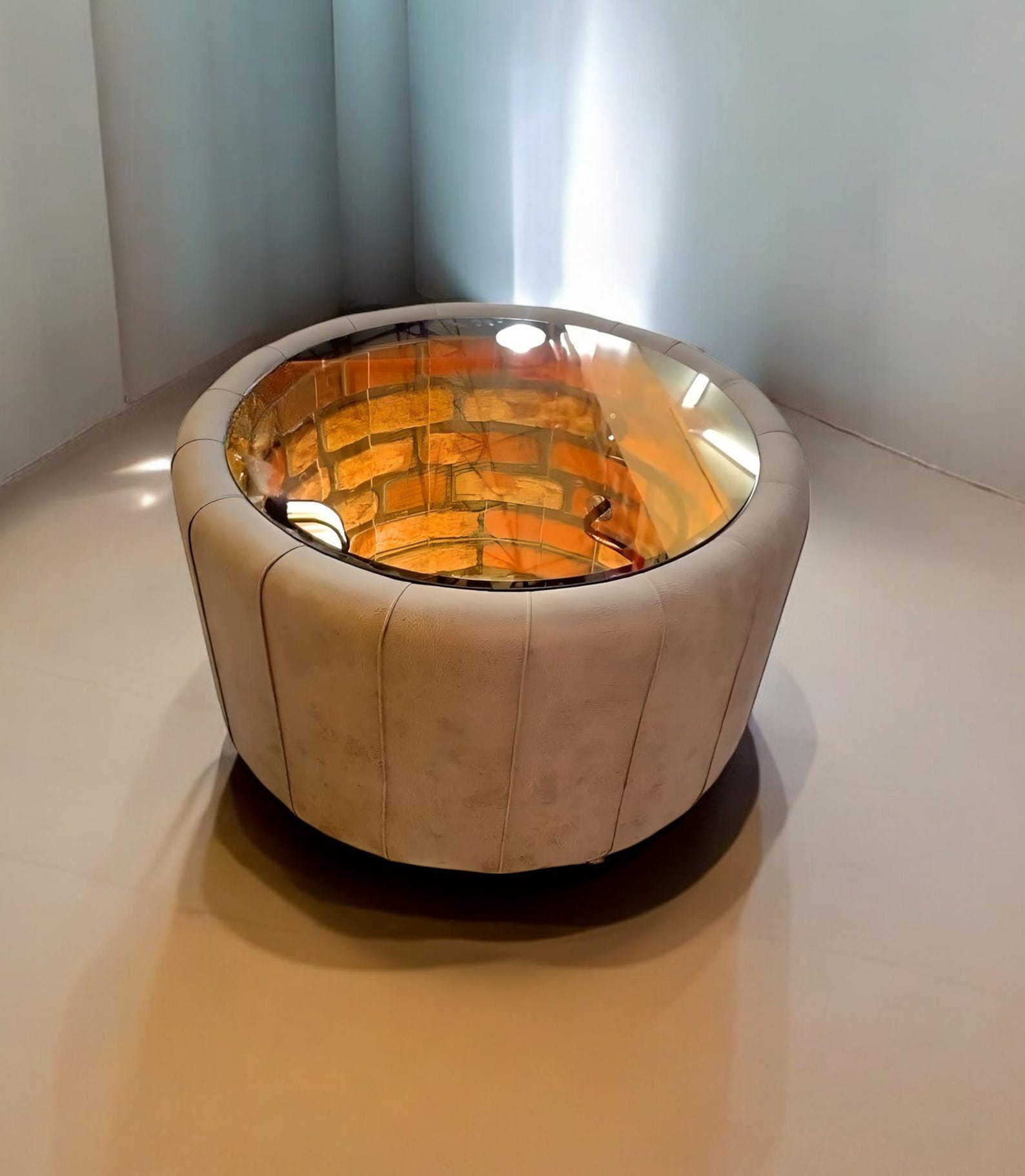 Infinity Coffee Table With Zen Fabric, Elegance Added to the Trendy ...