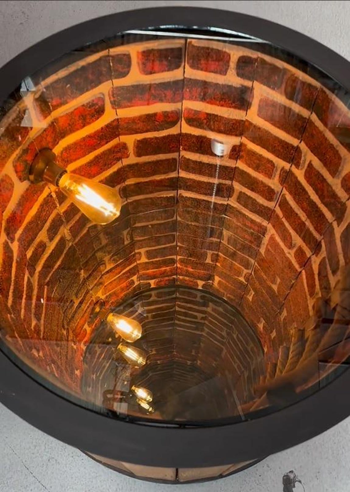 Infinity Mirror Table, Wooden Infinity Mirrored Coffee Table, Unique ...