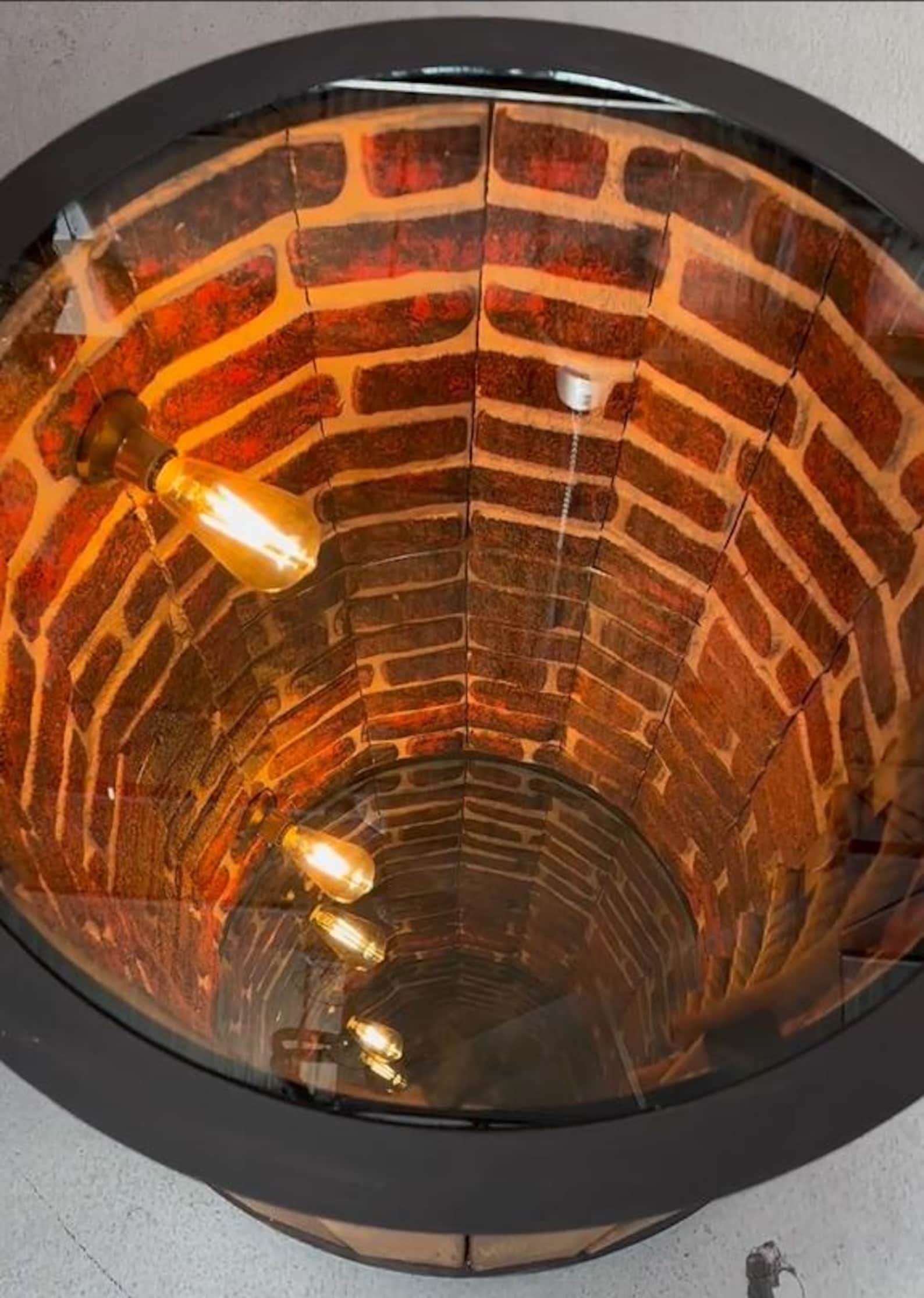 Infinity Mirror Table, Wooden Infinity Mirrored Coffee Table, Unique ...