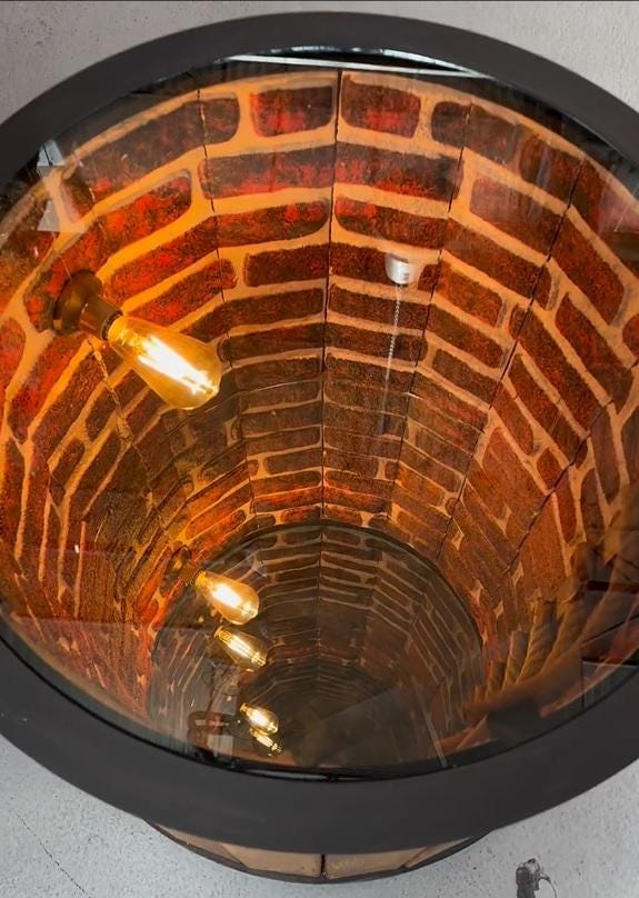 Infinity Mirror Table, Wooden Infinity Mirrored Coffee Table, Unique ...