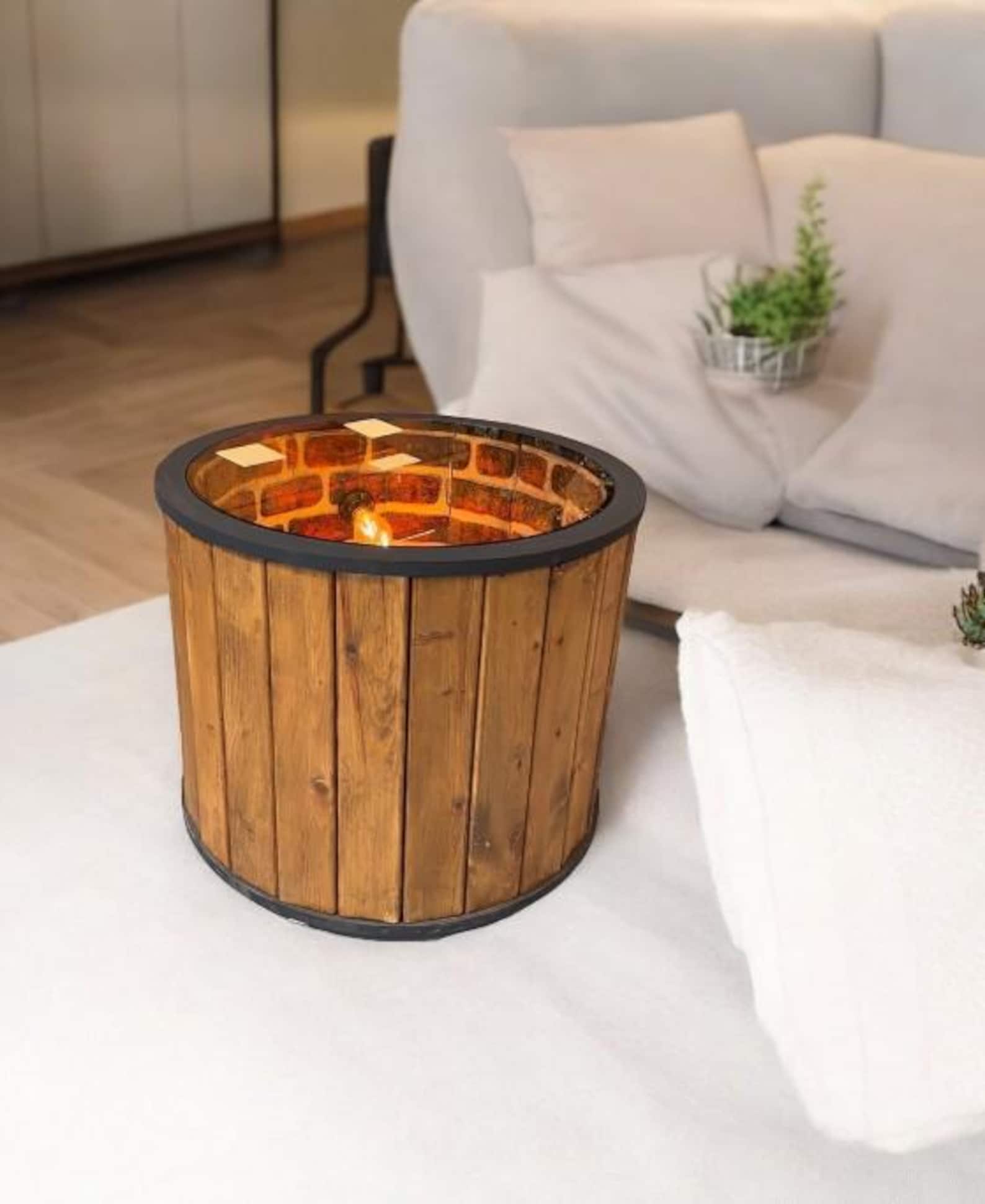 Infinity Mirror Table, Wooden Infinity Mirrored Coffee Table, Unique ...