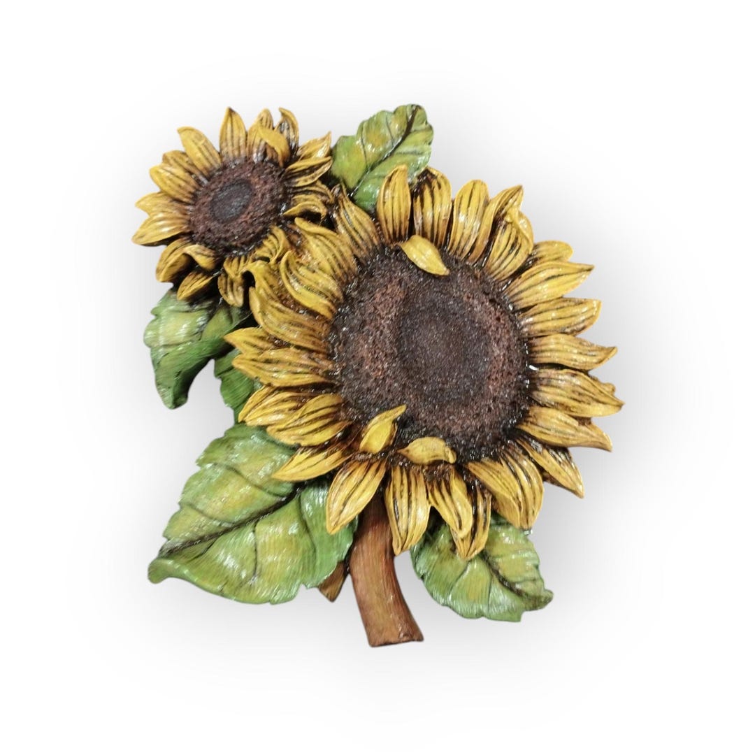 Sunflower Wall Hanging Statue, Door Figurines, Best Selling Items, 3d ...