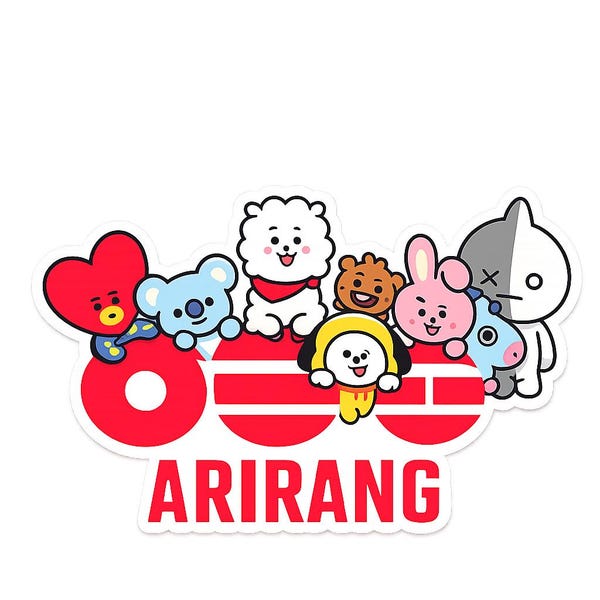 Bts Cartoon Stickers - Etsy