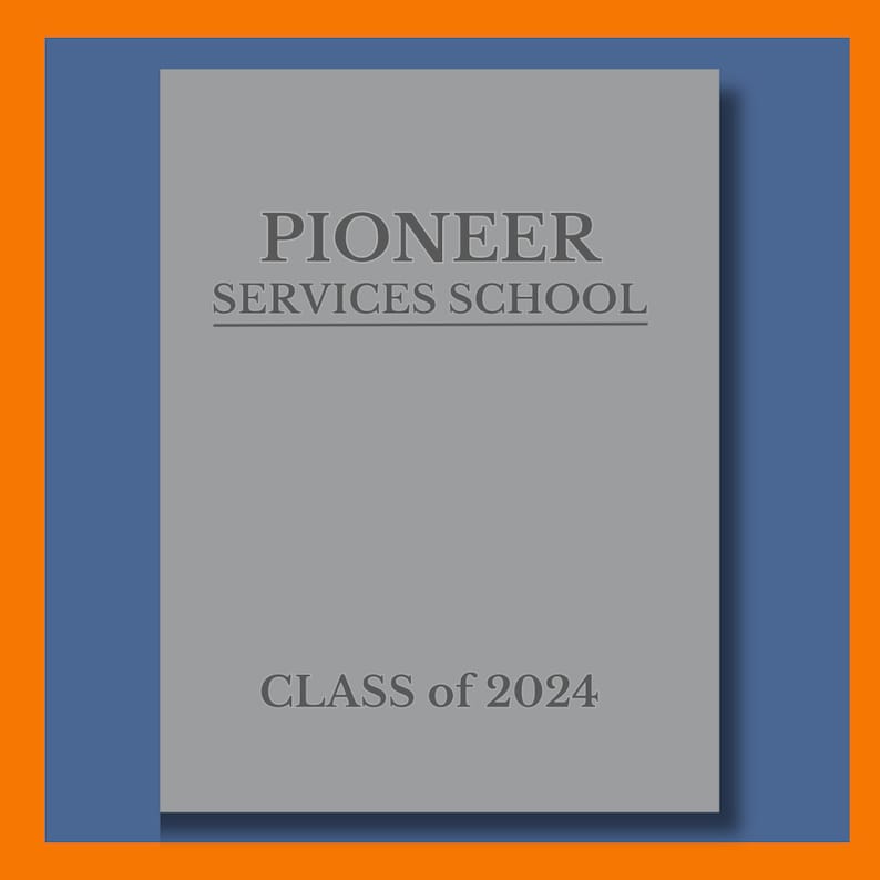 JW Pioneer Service School Workbook - Etsy