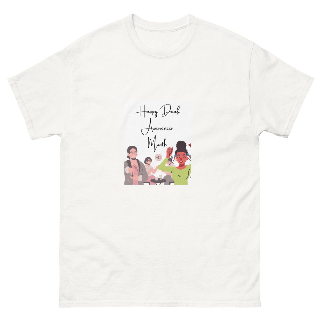 Happy Deaf Awareness Month Men's Classic Tee - Etsy