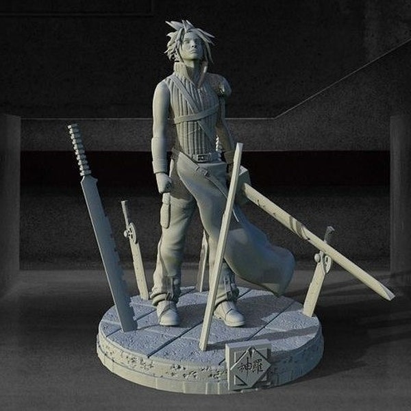Cloud Strife Stl File - Etsy