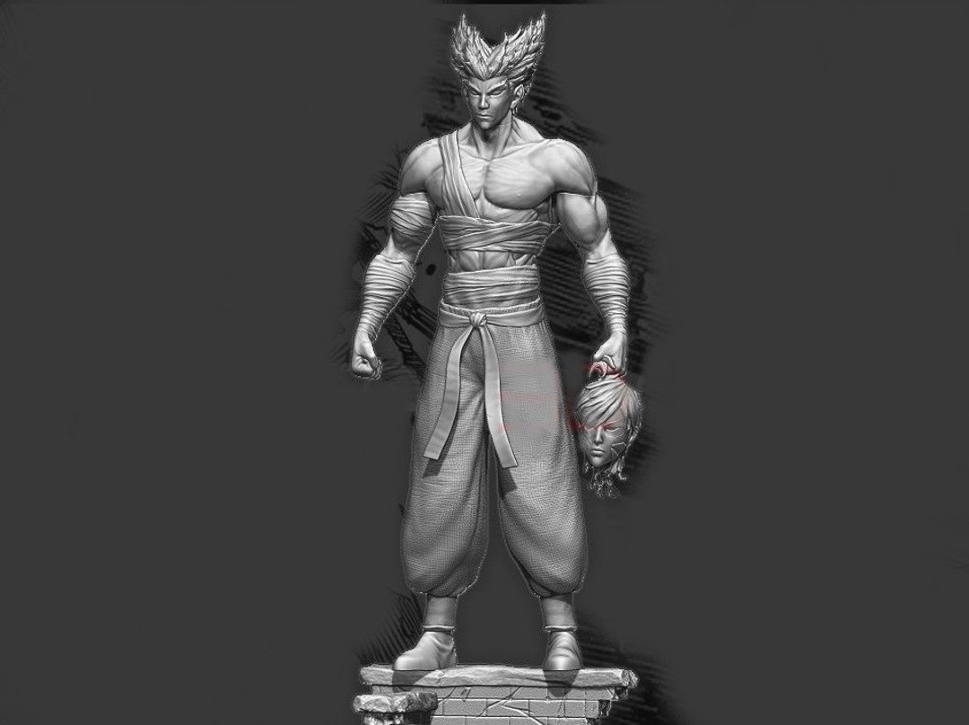 Garou Figure Model for 3D Printers 3D Printing Service Stl - Etsy