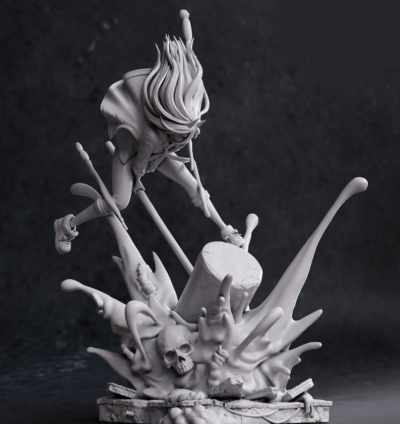 Power Demon Diorama Model for 3D Printers, 3D Printing Service, Stl ...