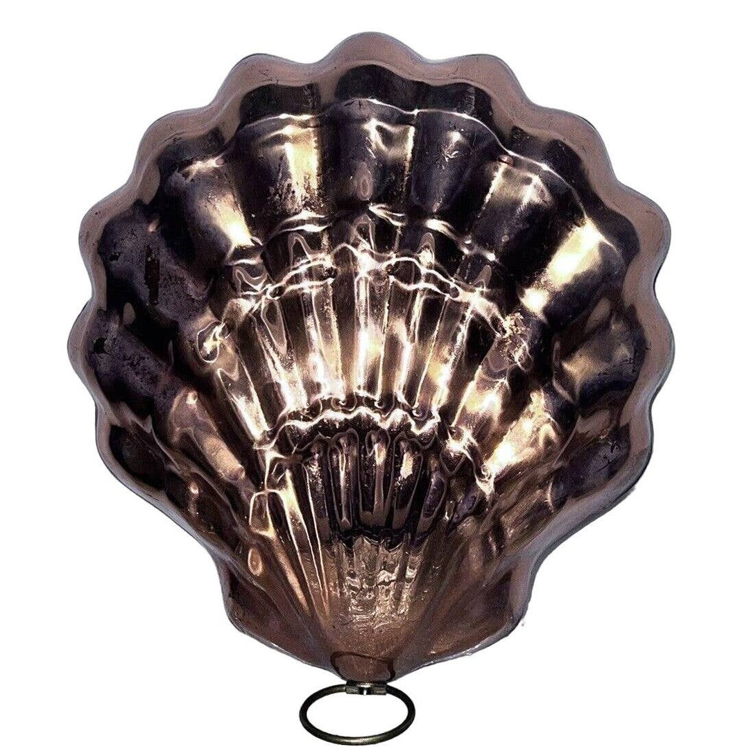 Vintage Copper Metal Sea Shell Clam Mold Kitchen W/ Hanging Loop 6 - Etsy