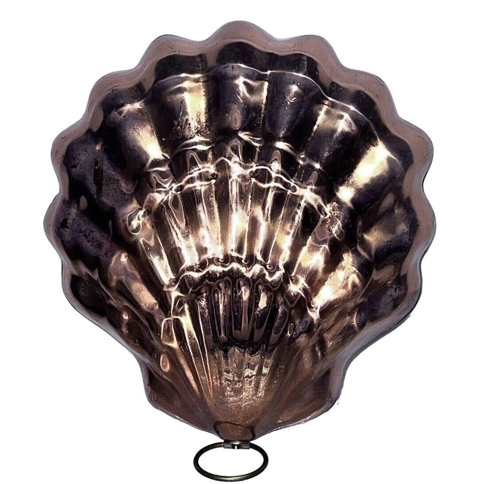 Vintage Copper Metal Sea Shell Clam Mold Kitchen W/ Hanging Loop 6 - Etsy