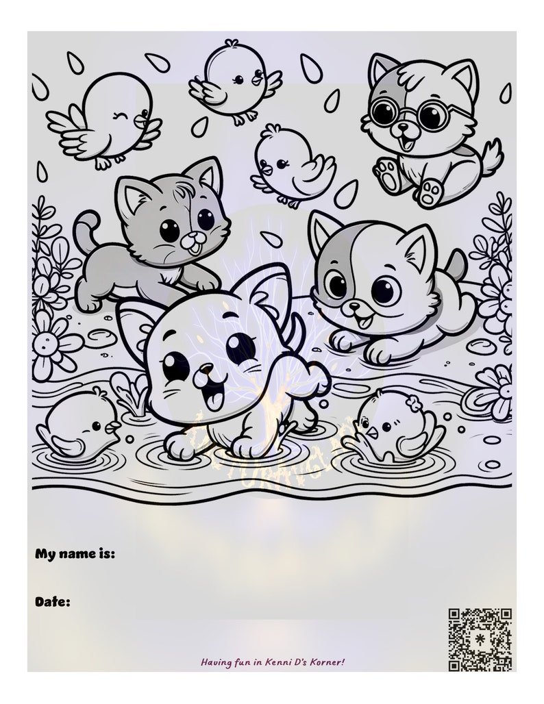 Adorable Baby Animals Coloring Sheets - Playful and Cute Designs for ...