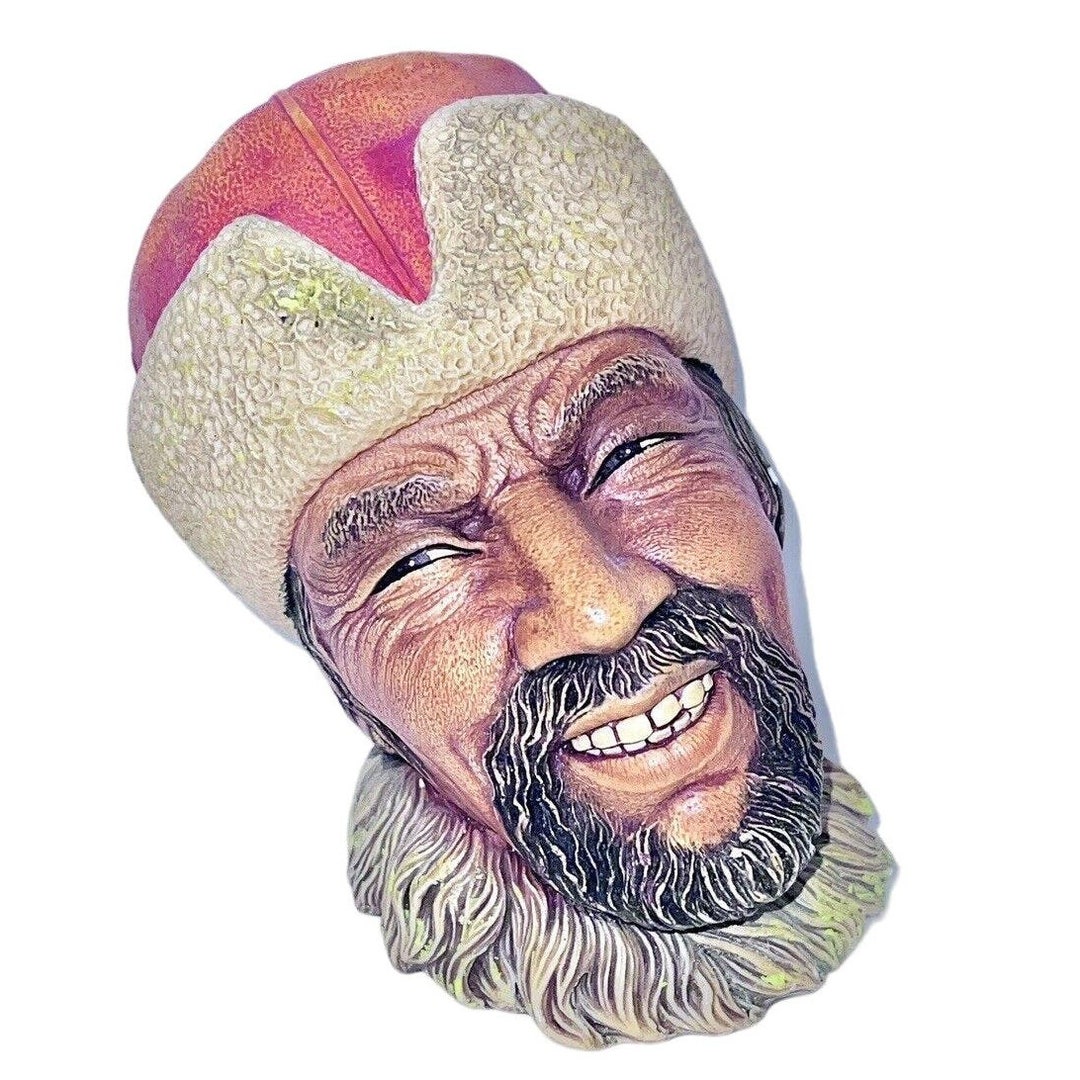 Bossons Himalayan Chalkware Head 1966 #44 Made in England Vintage - Etsy