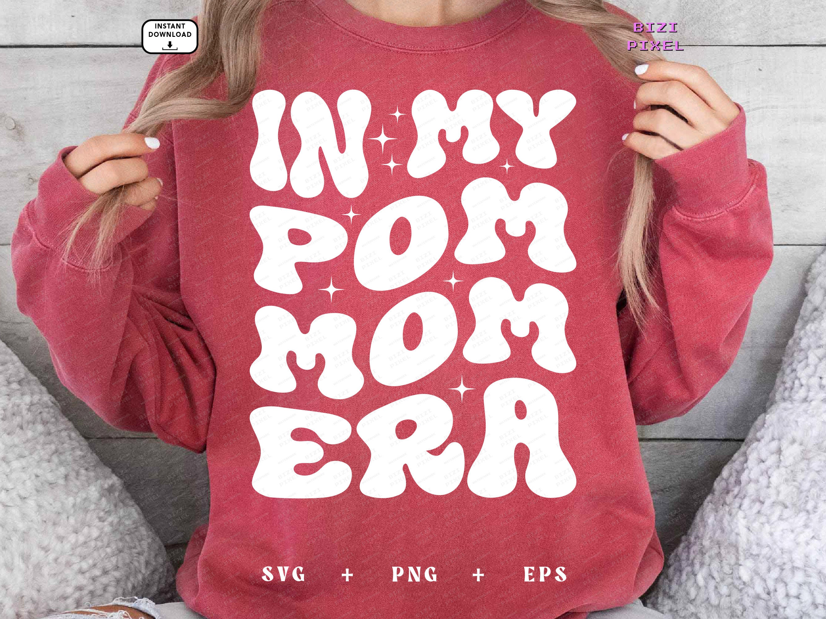 In My Pom Mom Era : Svg Png (digital Download) - Etsy