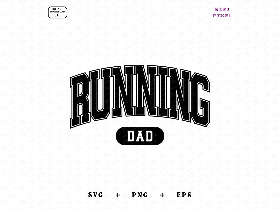 Running Dad Svg, Running Dad Png, Sports Dad Svg, Running Png, Running ...