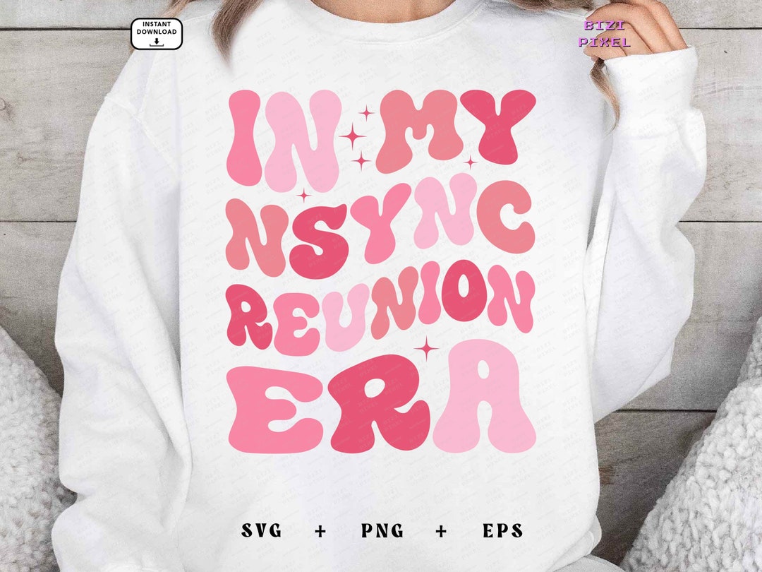 Nsync Reunion Era Svg Png: 90s Boy Band Retro Design (digital Download ...