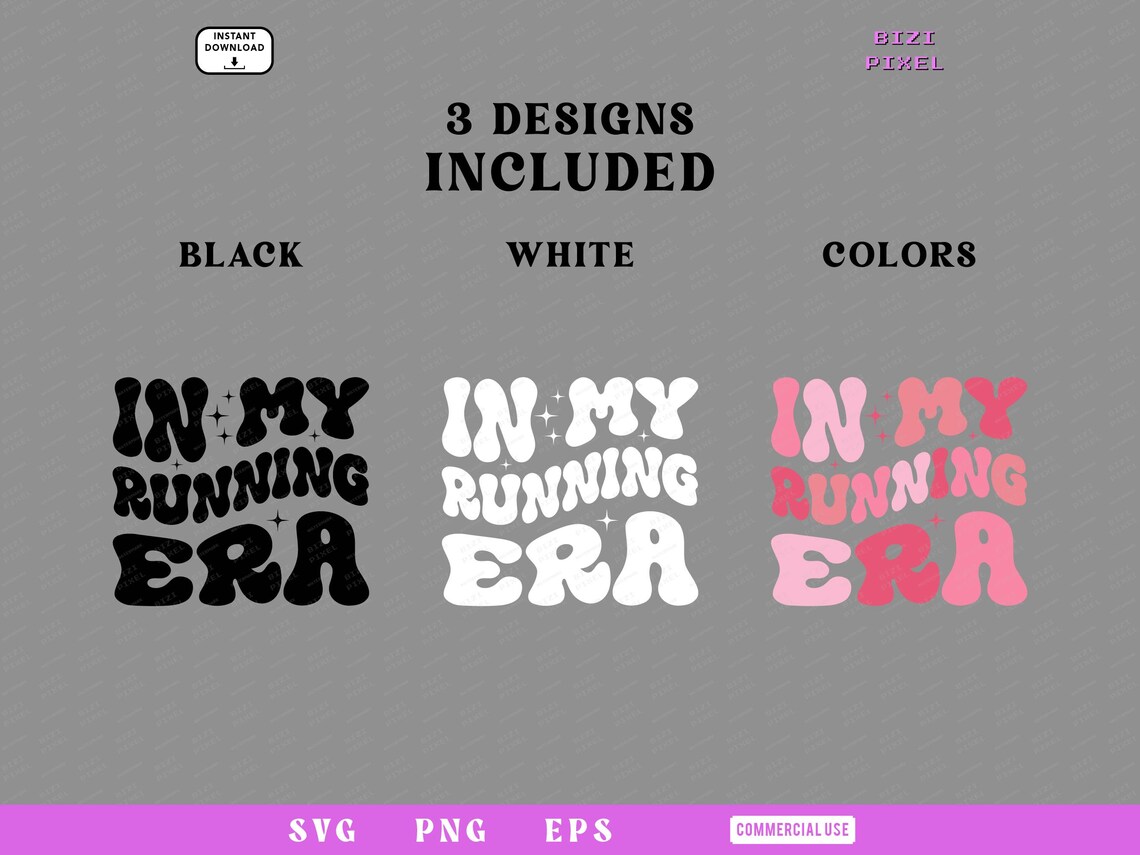 In My Running Era : Svg Png (digital Download) - Etsy