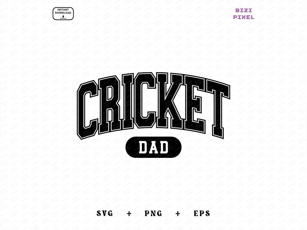 Cricket Dad SVG PNG: Father's Day Design (digital Download) - Etsy