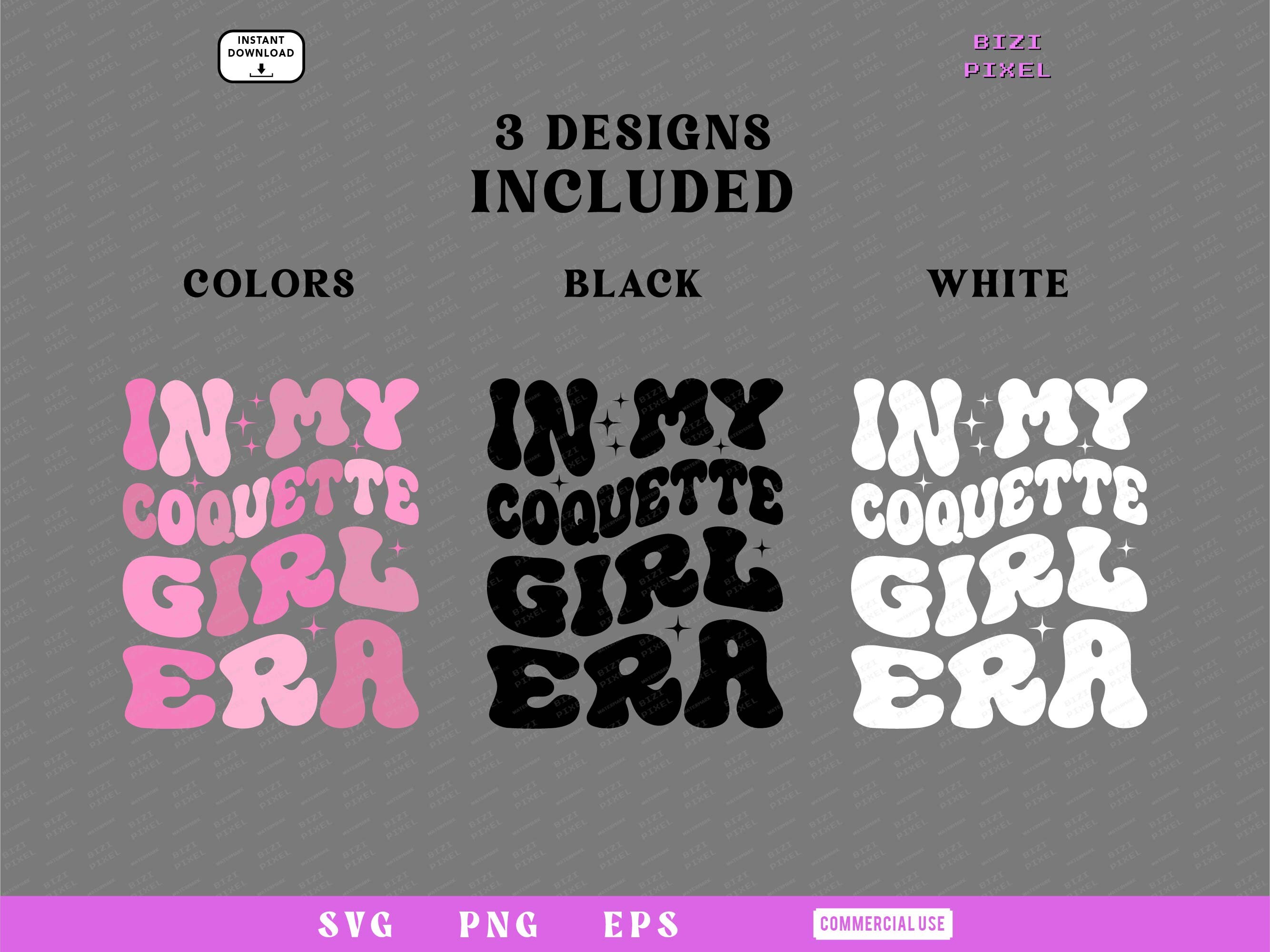 In My Coquette Girl Era Svg, in My Coquette Girl Era Png, Coquette Girl ...