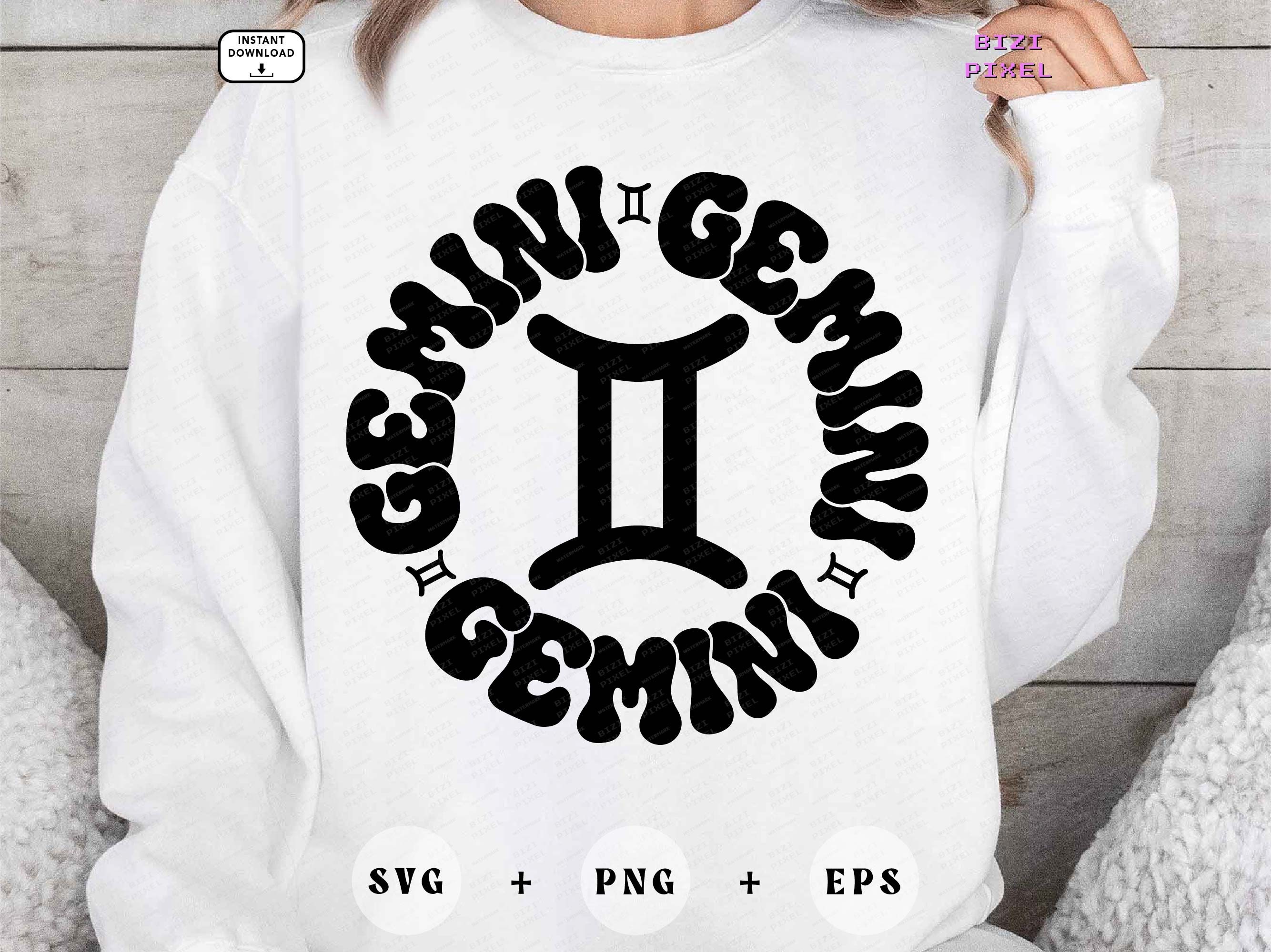 Gemini Zodiac : Svg Png (digital Download) - Etsy