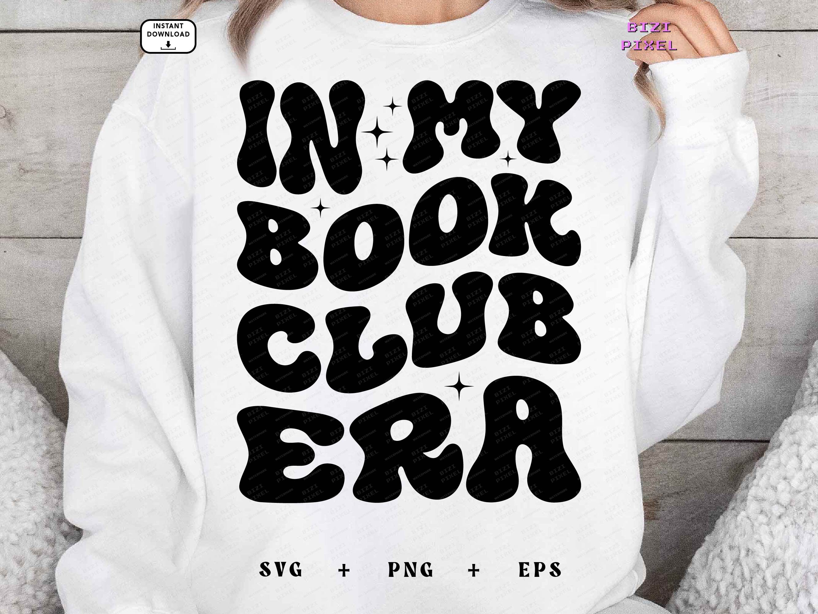 In My Book Club Era Svg, in My Book Club Era Png, Book Club Era Svg ...