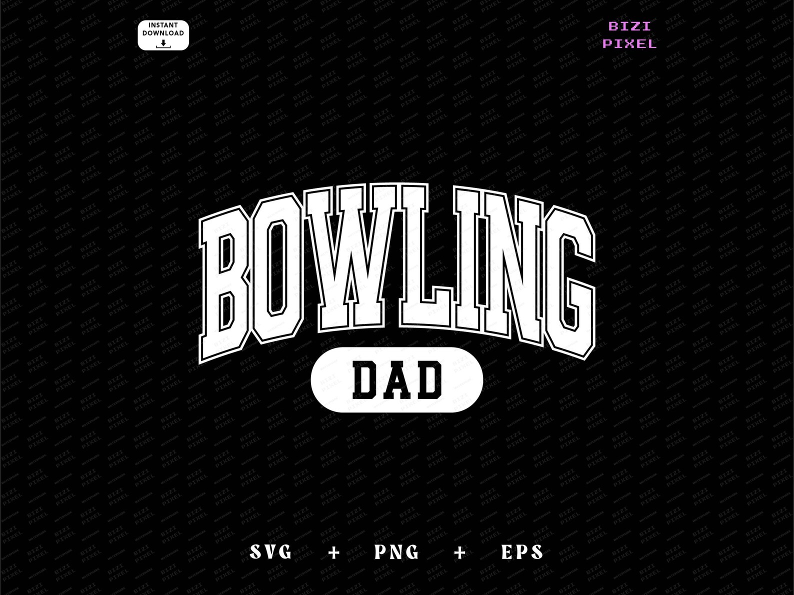 Bowling Dad : Svg Png (digital Download) - Etsy